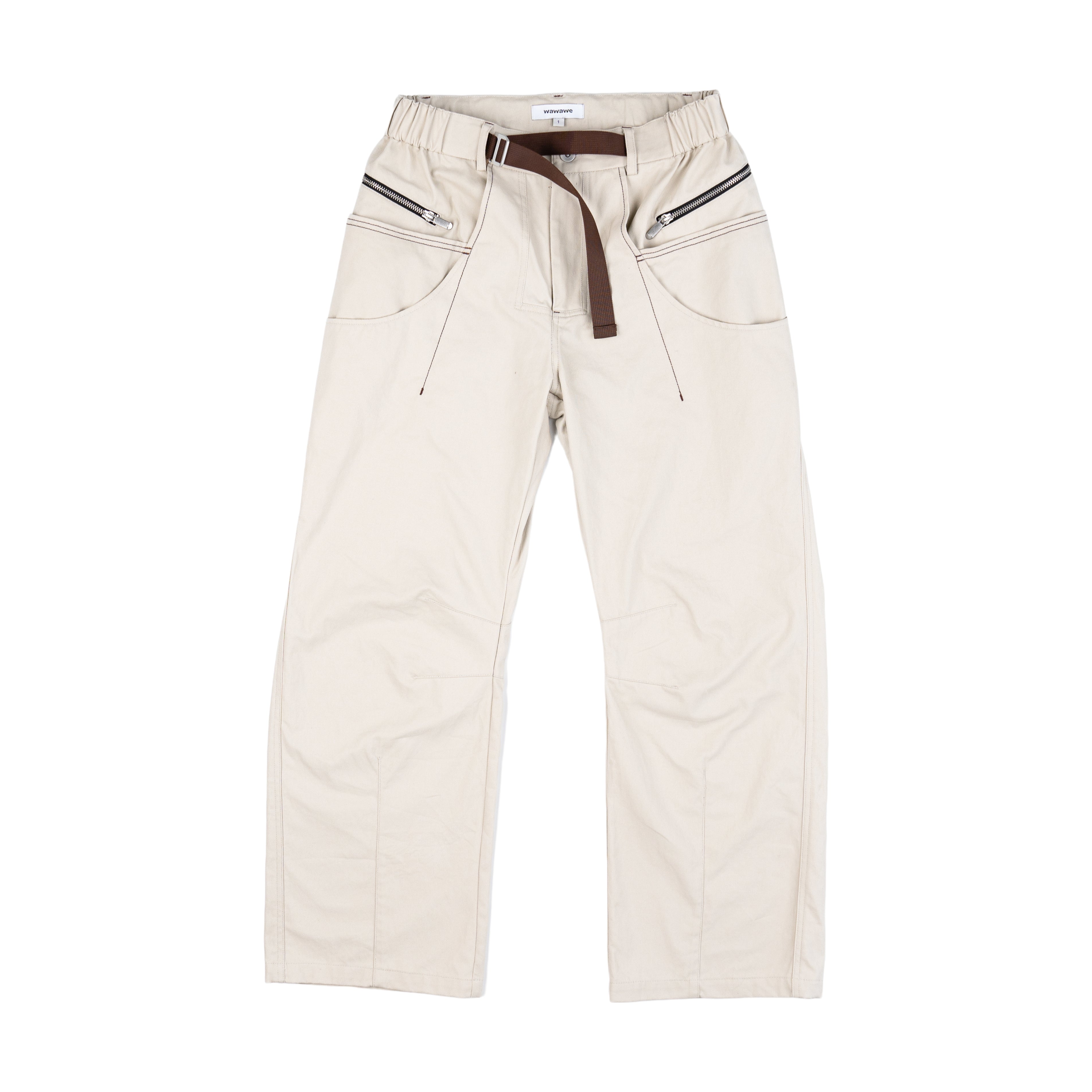 013 Ease Pants · White – wawawe